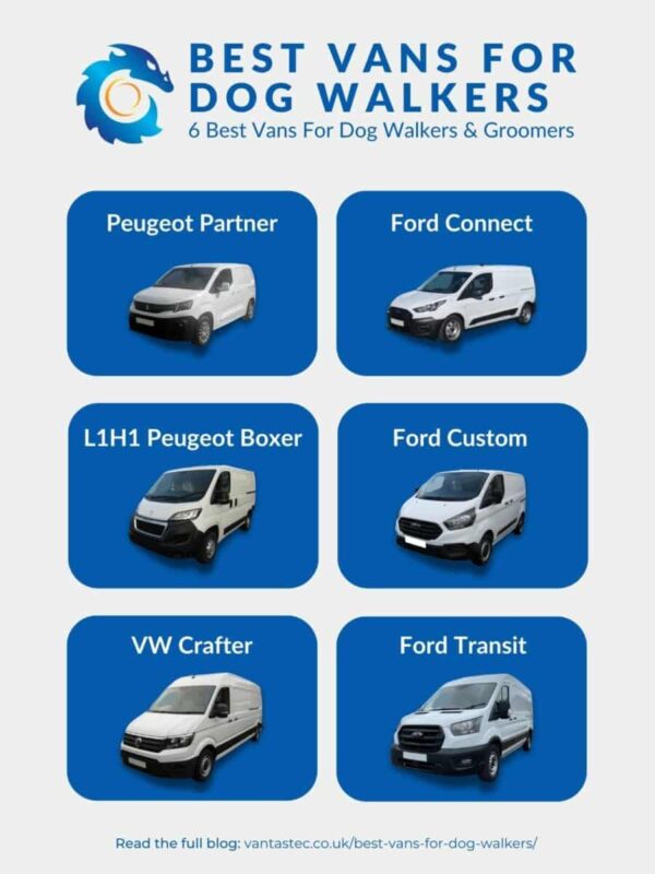 6 Best Vans For Dog Walkers & Groomers In 2026